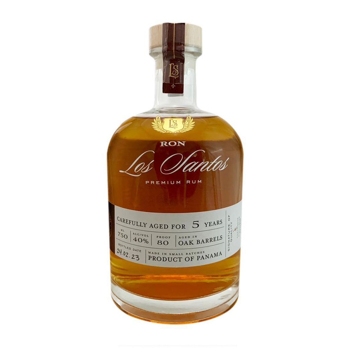 Ron Los Santos 5 años 750ml | RonLosSantos